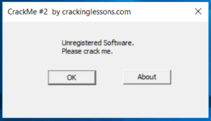 CrackMe #2 – Cracking Lessons