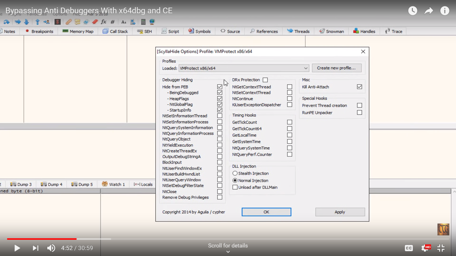 Anti-anti-debugging plugin: ScyllaHide – Cracking Lessons